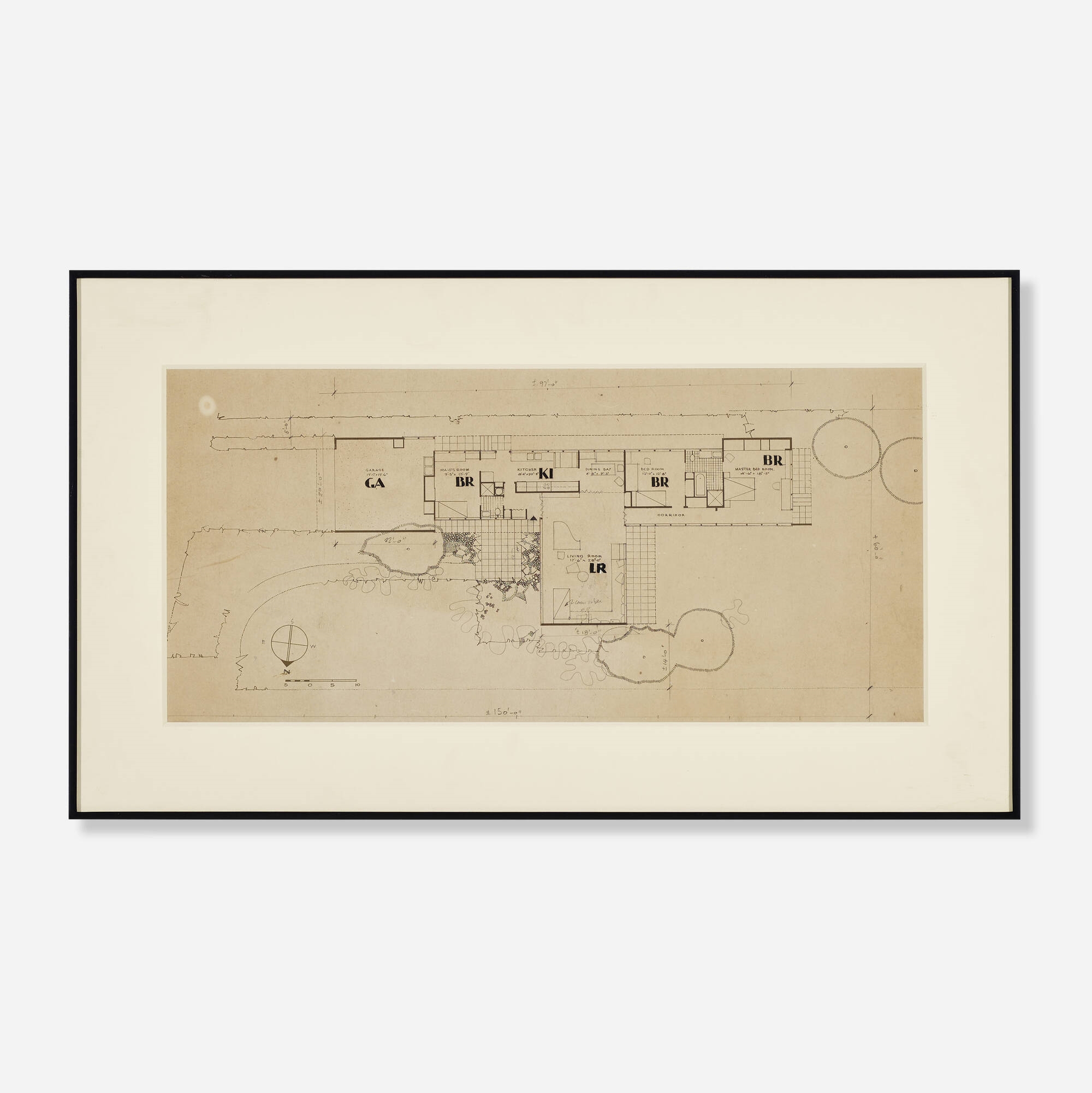 Richard Joseph Neutra | Floor plan (Circa 1935) | MutualArt