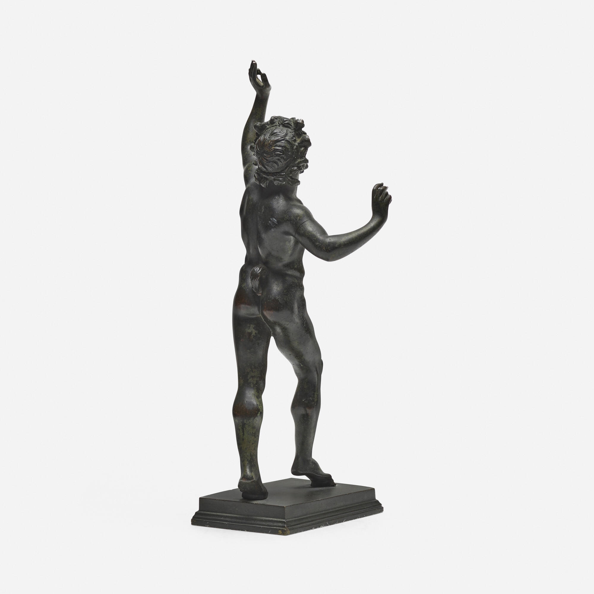 Italian School, 19th Century | Dancing Faun of Pompeii figure (19th ...