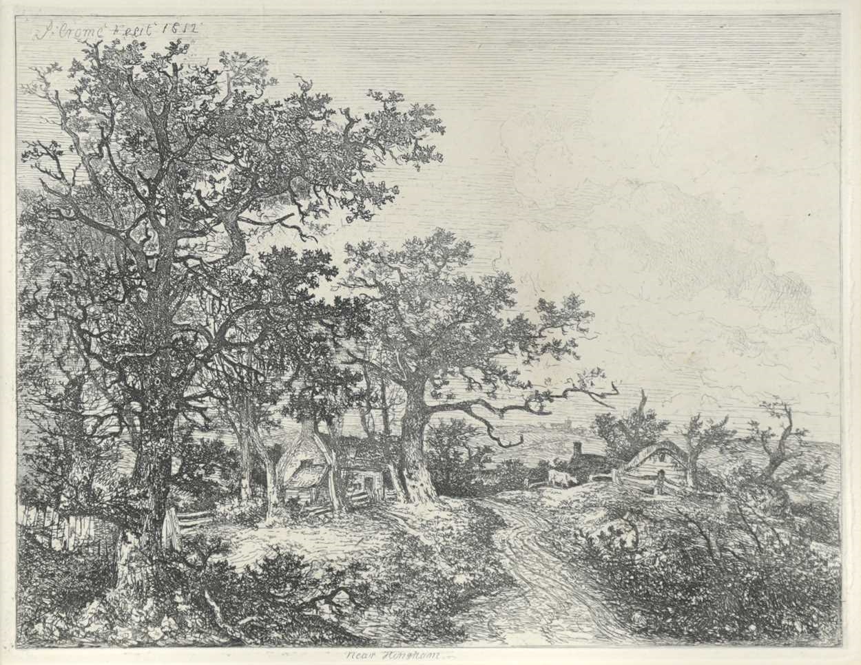 John Crome | Moonlit Norwich river landscape | MutualArt