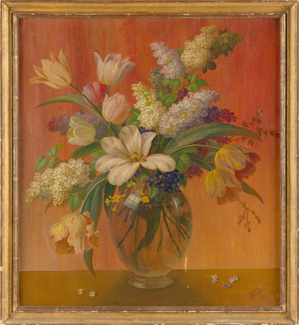 Alfonso Toran | Floral still life (1941) | MutualArt