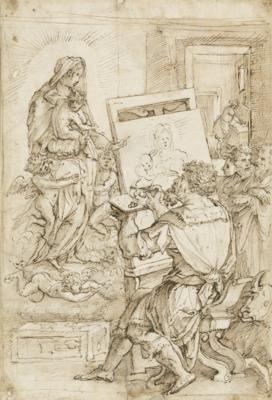 Giorgio Vasari | Saint Luke painting the Virgin | MutualArt