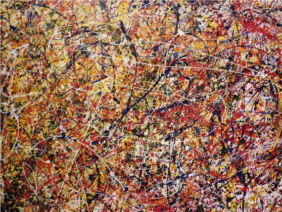 Jackson Pollock | Abstract Composition | MutualArt