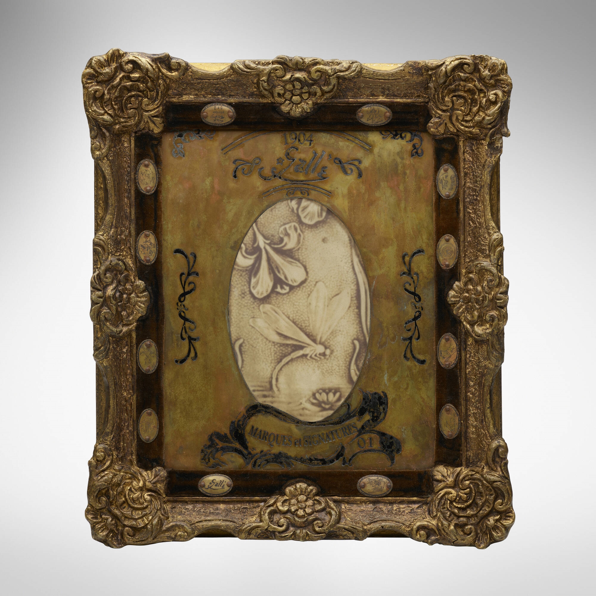 Emile Gallé | Marques et Signatures (illuminated panel) (1904) | MutualArt