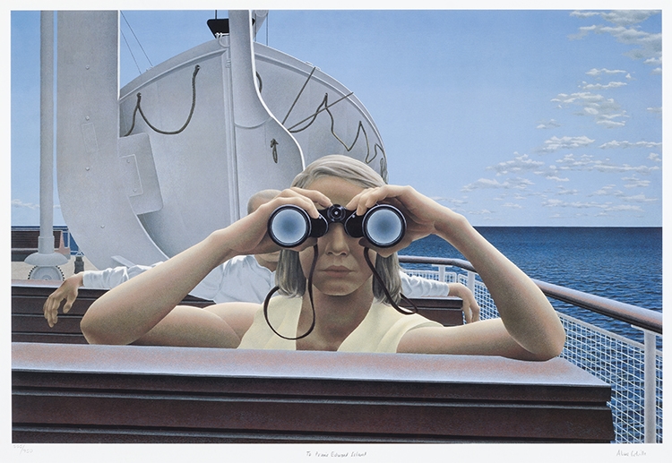 Alex Colville | Study for Woman in Bathtub (1973) | MutualArt