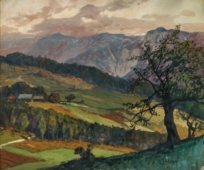 Georg Janny | Winterlandschap met kerk | MutualArt