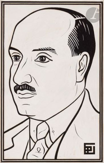 Pierre Antoine Gallien | Portrait of Emmanuel Arié (1986) | MutualArt