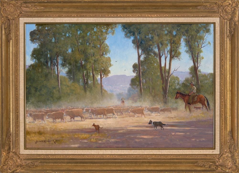 Leonard Hugh Long | Sheering Time - Wee Jasper Country, 2000 (2000 ...