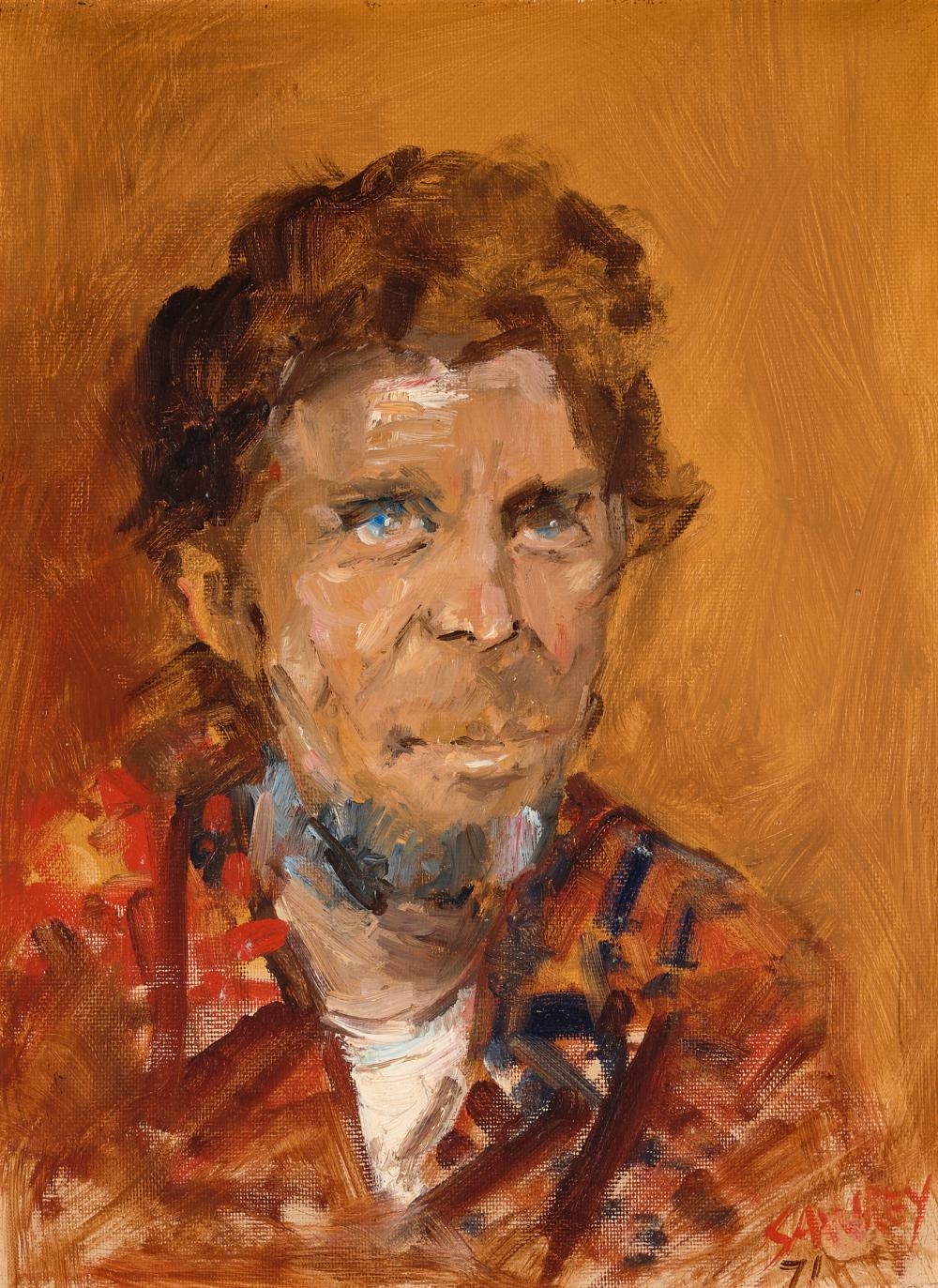 Hugh Sawrey | Portrait of a Stockman, 1971 (1971) | MutualArt