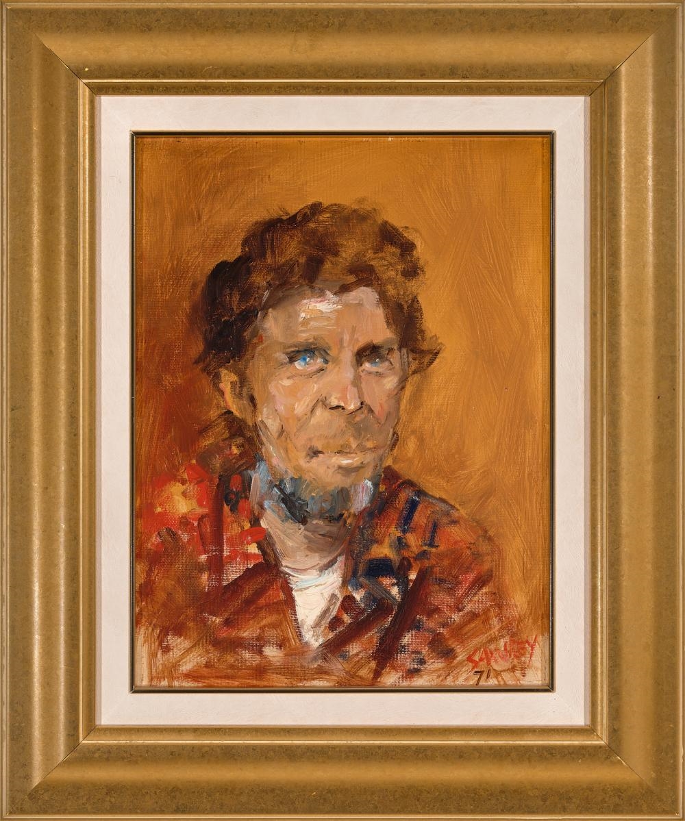 Hugh Sawrey | Portrait of a Stockman, 1971 (1971) | MutualArt