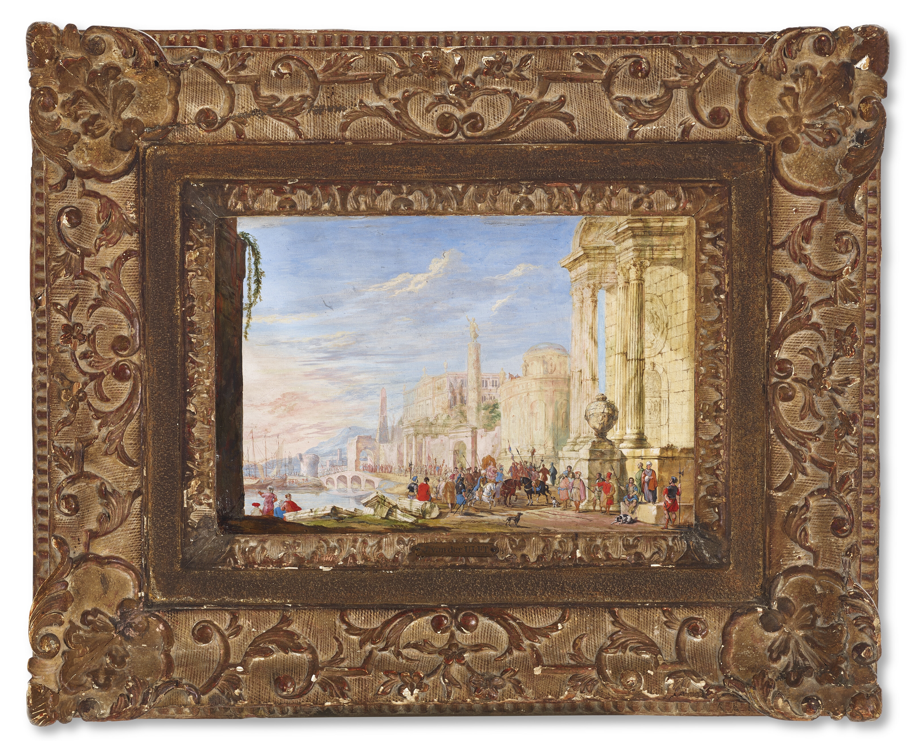 Jacob van der Ulft | A procession outside the walls of an ancient city ...