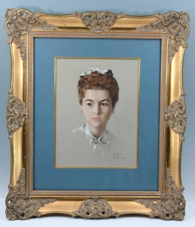 Christopher Lee Clark | CHRISTOPHER CLARK PASTEL PORTRAIT PAINTING OF A ...