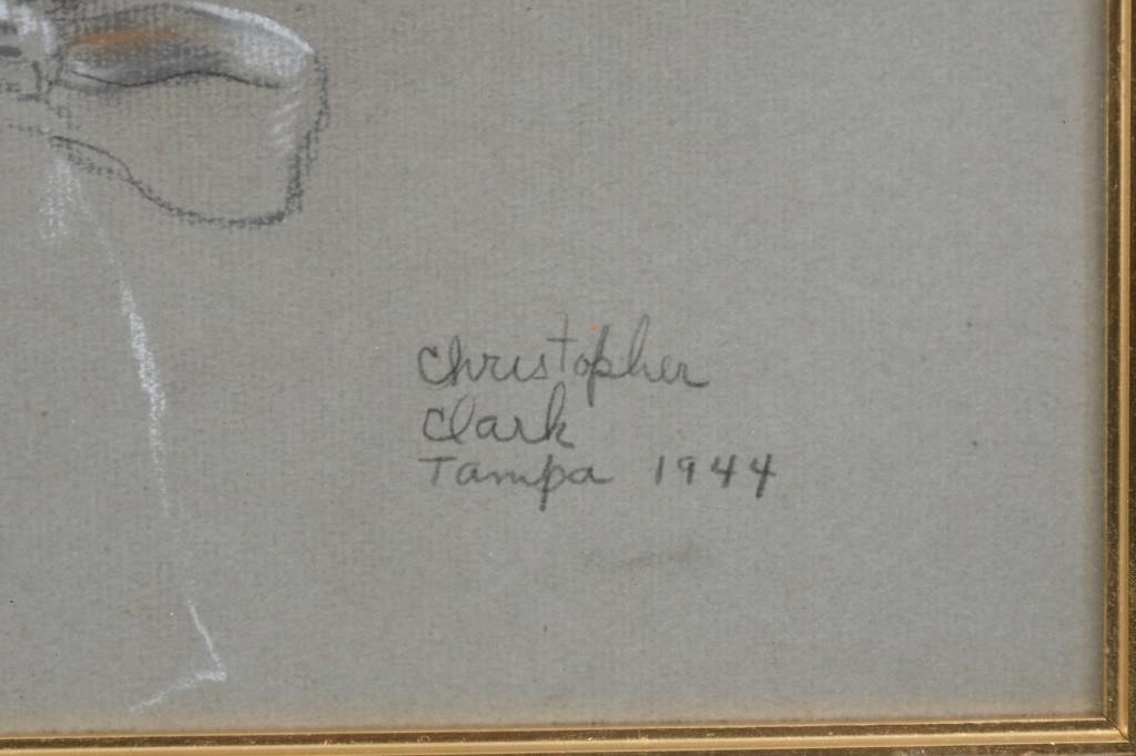 Christopher Lee Clark | CHRISTOPHER CLARK PASTEL PORTRAIT PAINTING OF A ...