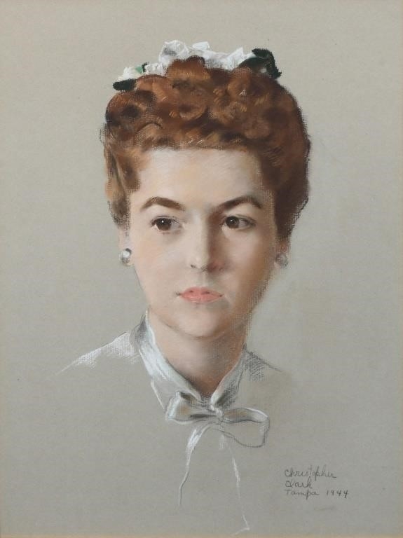 Christopher Lee Clark | CHRISTOPHER CLARK PASTEL PORTRAIT PAINTING OF A ...