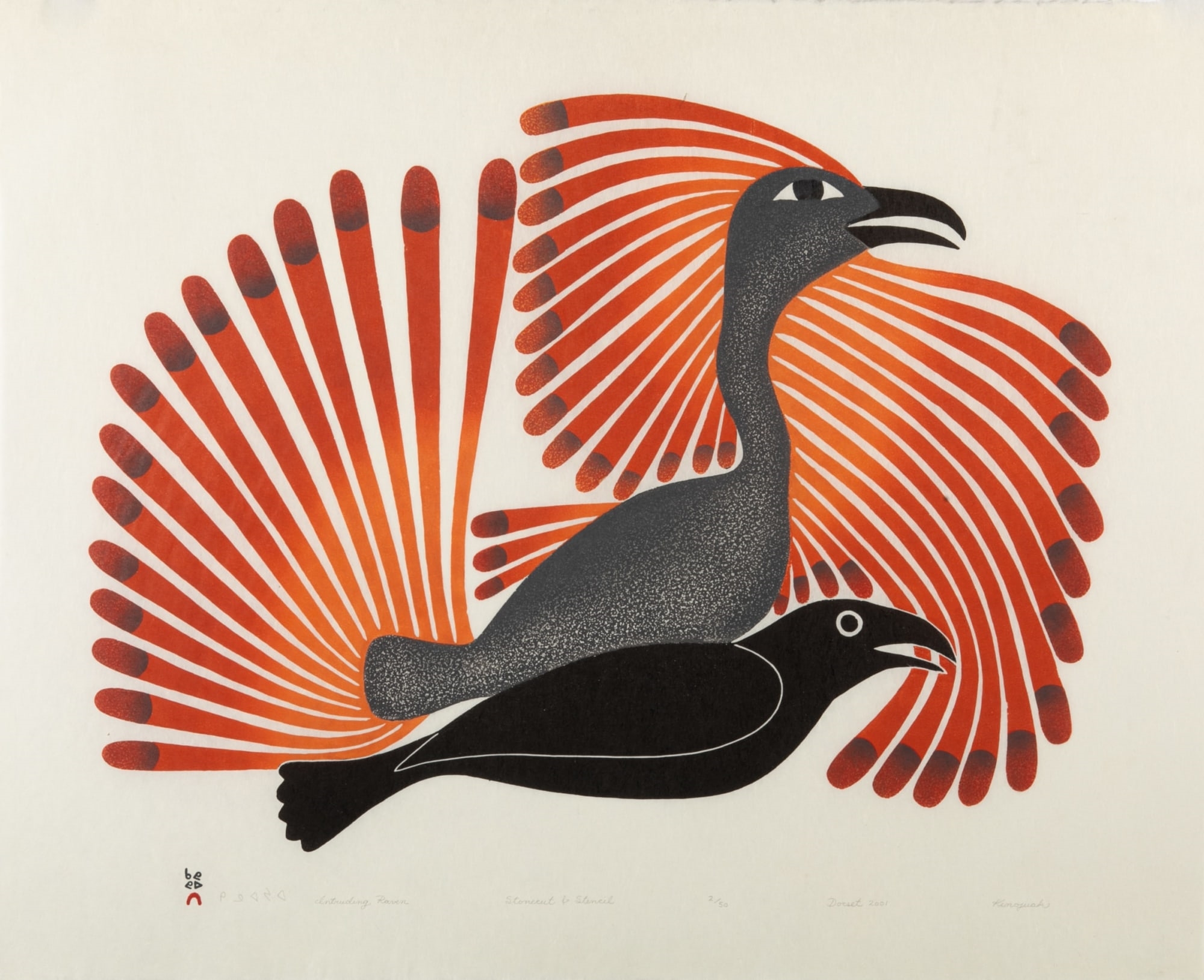 Kenojuak Ashevak | NIGHT HUNTER (1969) | MutualArt