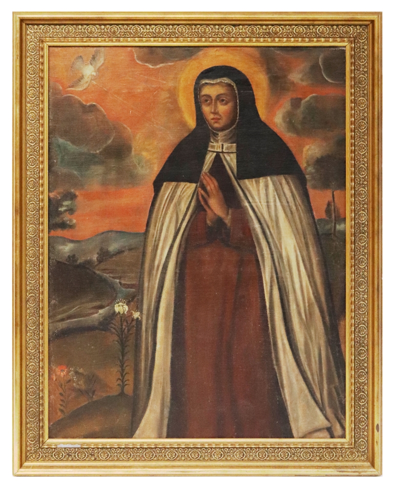 Spanish School, 18th Century | Portrait of Praying Nun (18th Century ...
