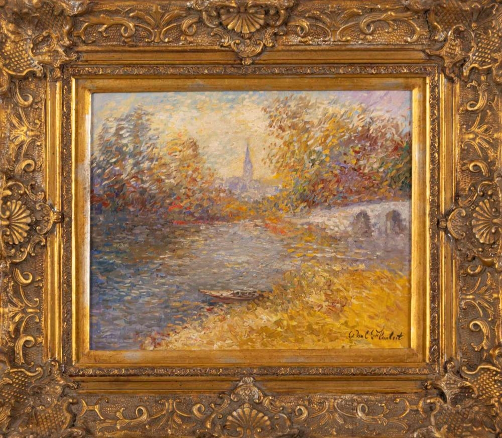 Paul Flaubert | Paisagem de rio | MutualArt