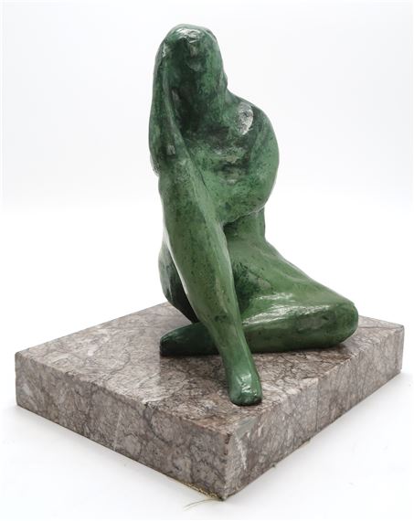 David Cregeen David Cregeen Pensive Seated Figure With Mutualart