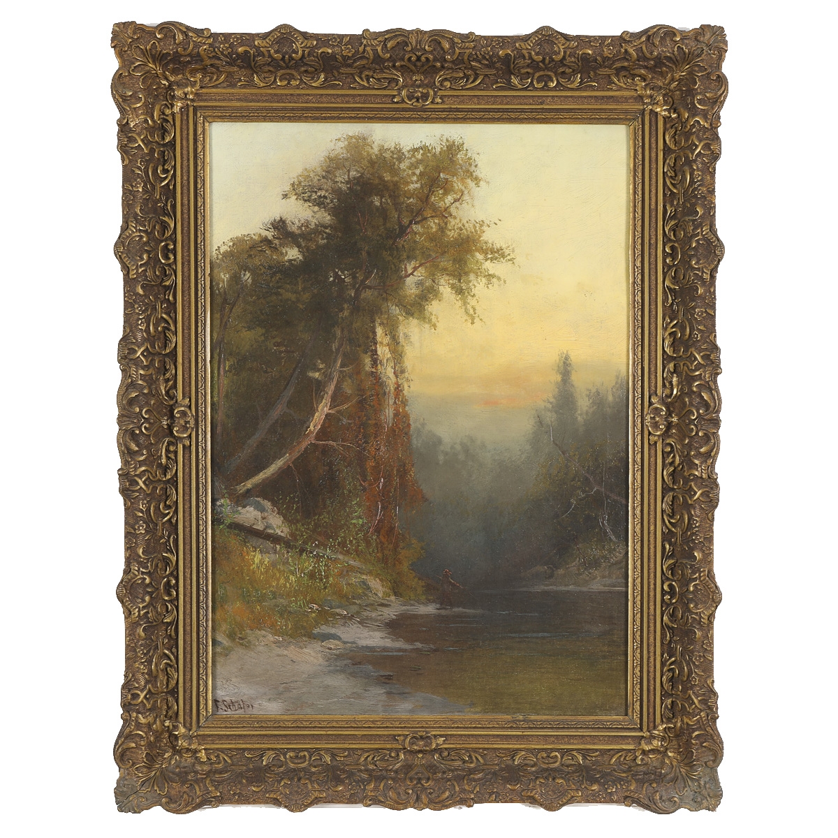 Frederick Ferdinand Schafer | Fishing in the Wilderness | MutualArt