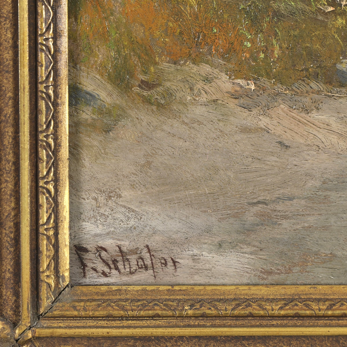 Frederick Ferdinand Schafer | Fishing in the Wilderness | MutualArt