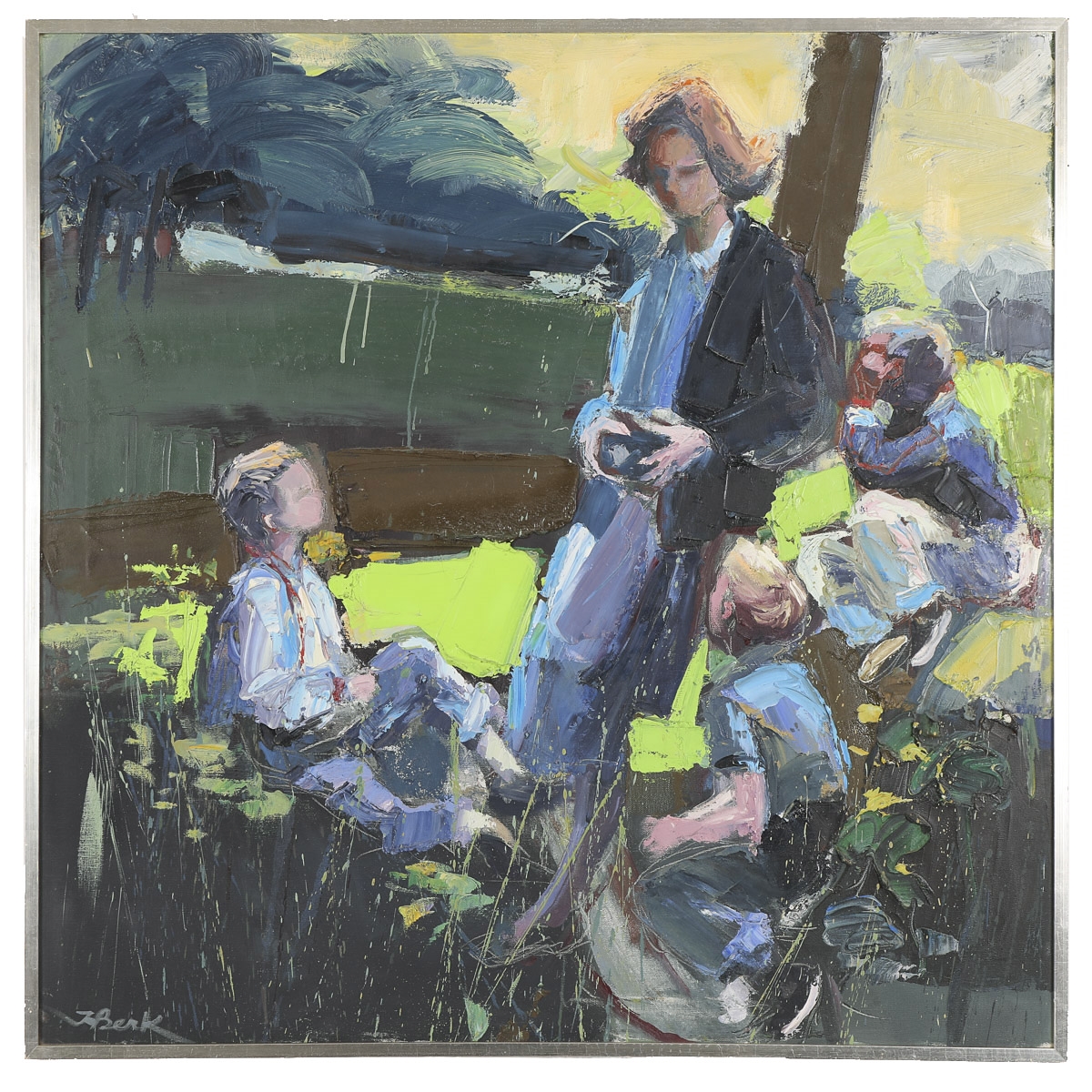 Henrietta Berk | Children in the Garden | MutualArt
