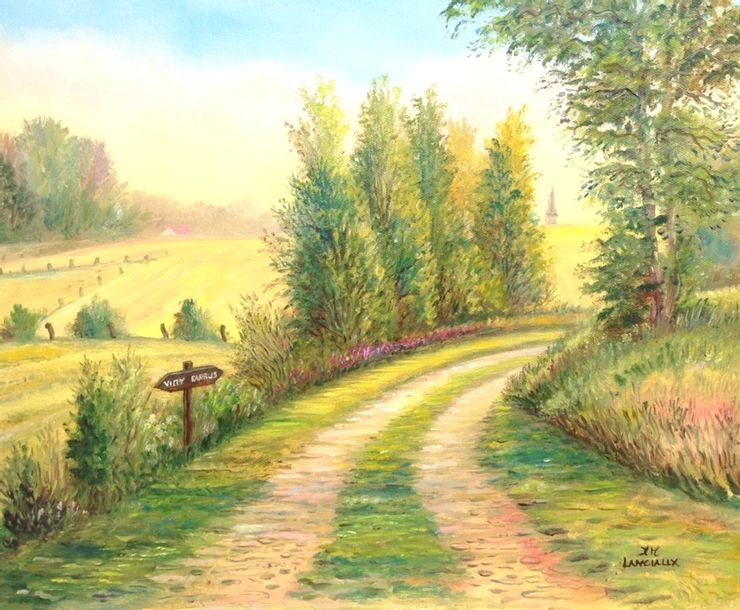 Jean Michel Lanciaux | Le petit chemin de Vimy à Farbus (2023) | MutualArt