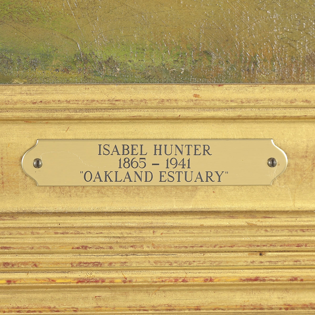 Isabel G. Hunter | Ships on the Oakland Estuary (1915) | MutualArt