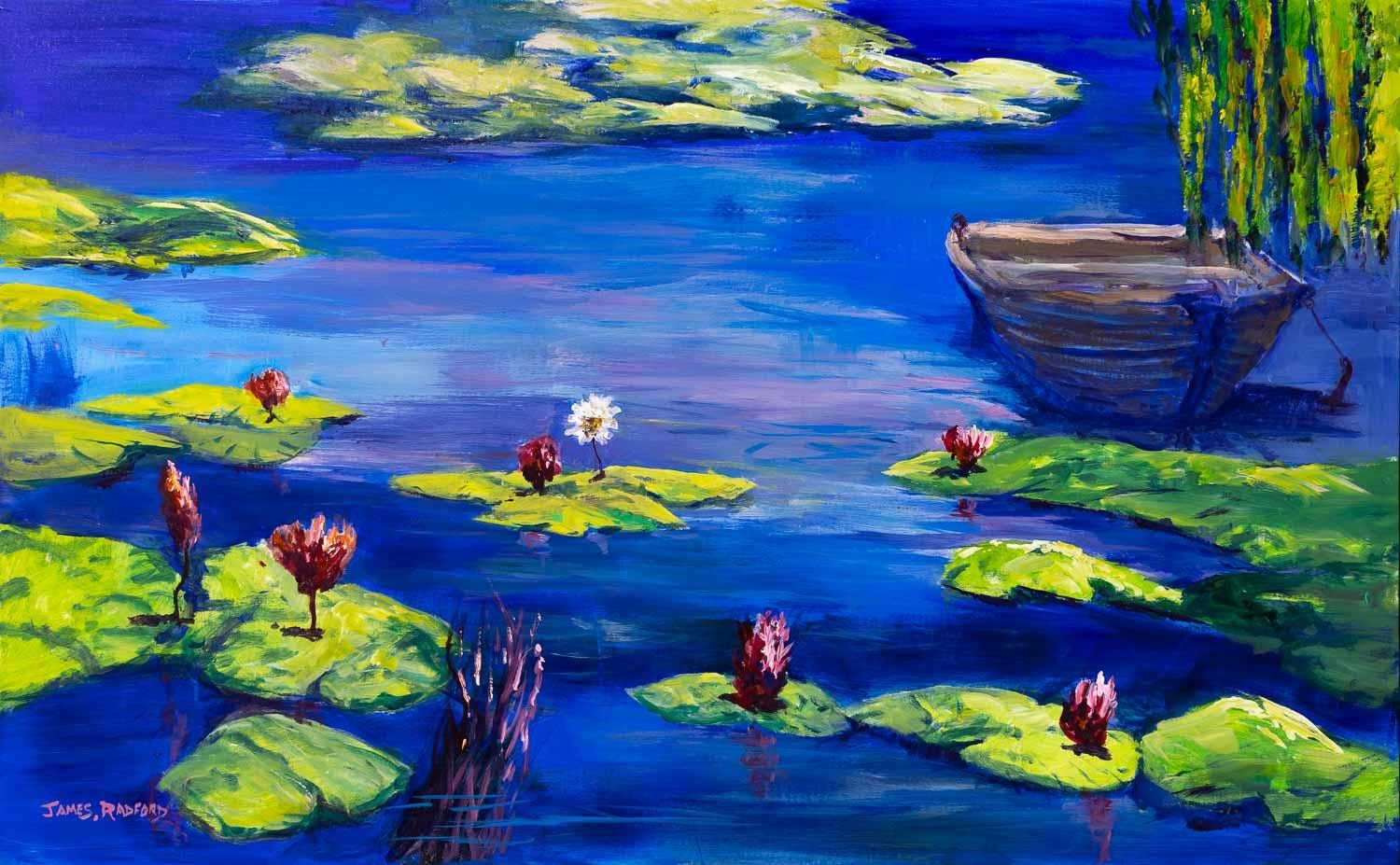 James Radford | The Lily Pond (2022) | MutualArt