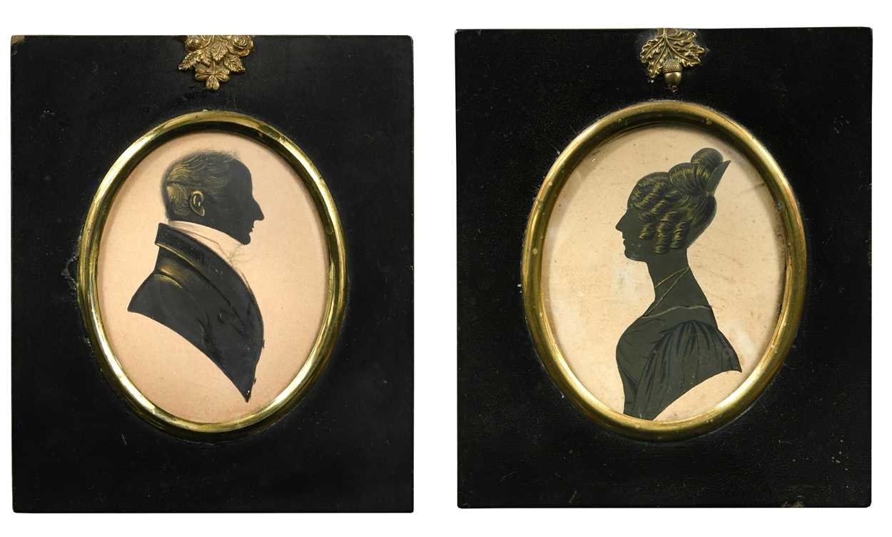 Hinton Gibbs | A collection of nine silhouette portraits | MutualArt