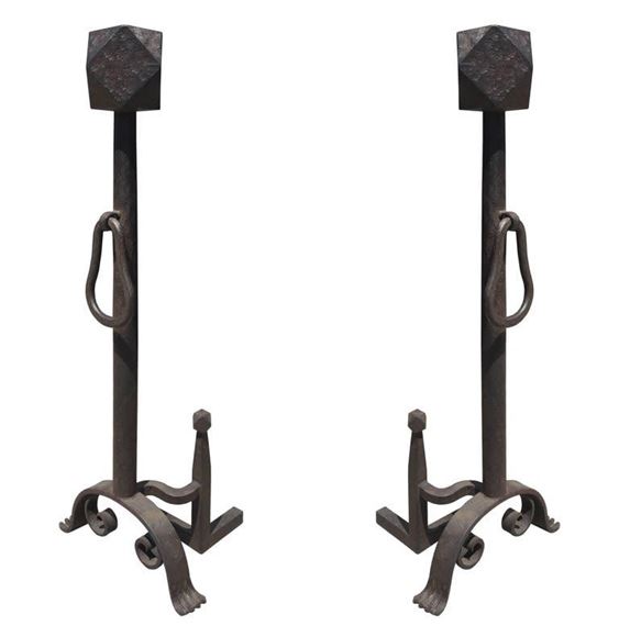 Paul Ferrante | Pair of ARIZONA Andirons | MutualArt