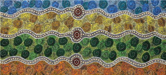 Maria Brown Nampitjinpa | Flying Ant Dreaming (2022) | MutualArt