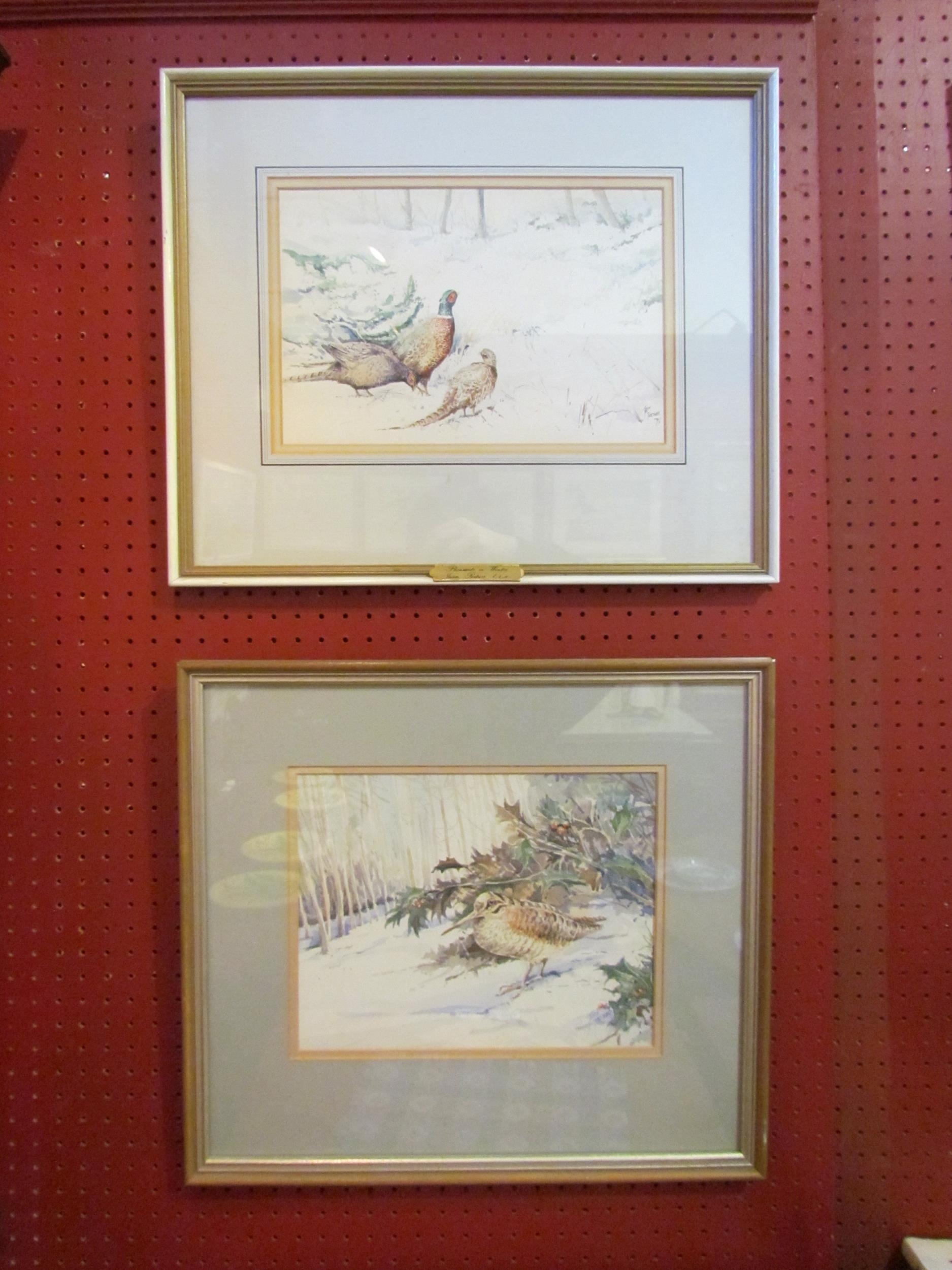 Jason Partner | Pheasants in Winter and Woodcock in Winter | MutualArt