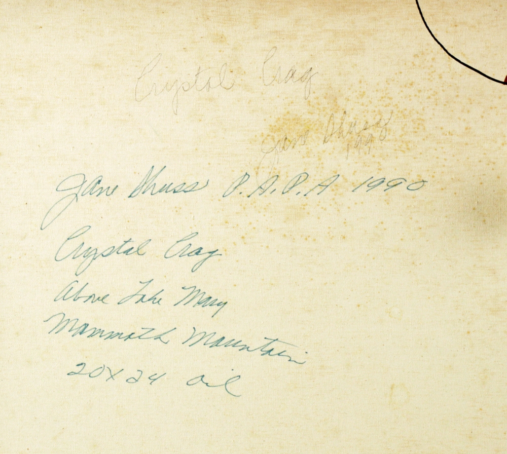 Jane Shuss | Above Lake Mary Mammoth Mountain (Circa 1990) | MutualArt