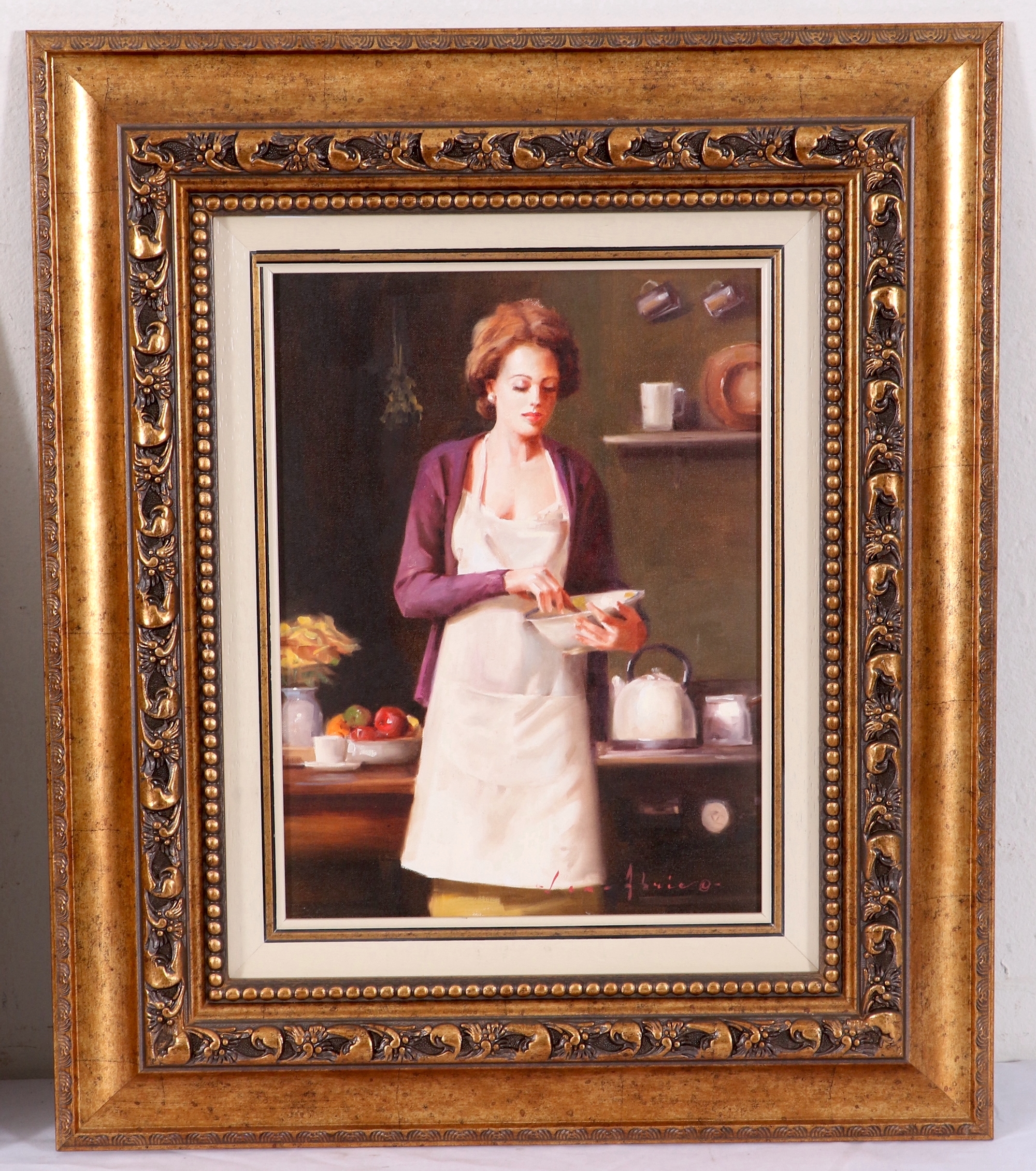 Jean Abrie | BAKING IN THE KITCHEN | MutualArt