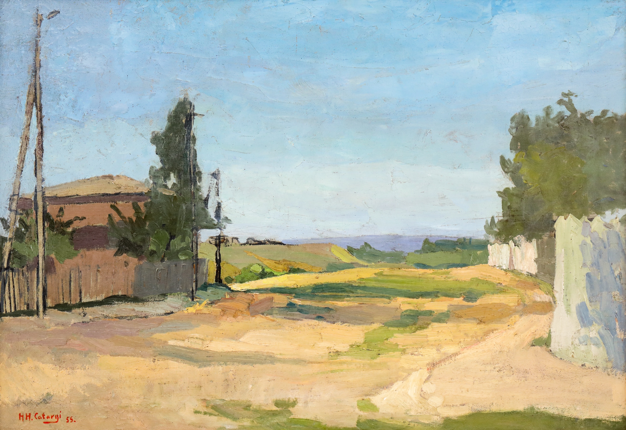 Henri H. Catargi | Margine de sat (1955) | MutualArt