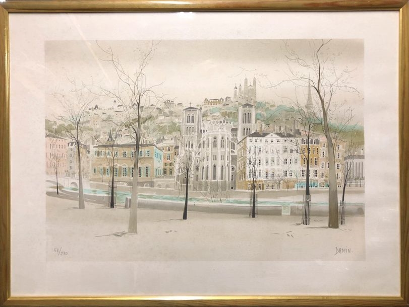 Georges Damin | La Cathédrale Saint Jean et la Basilique de Fourvière ...