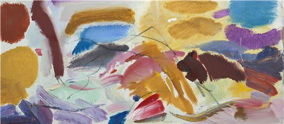 Ivon Hitchens | Terwick Mill no.14, Waterfall (1945) | MutualArt