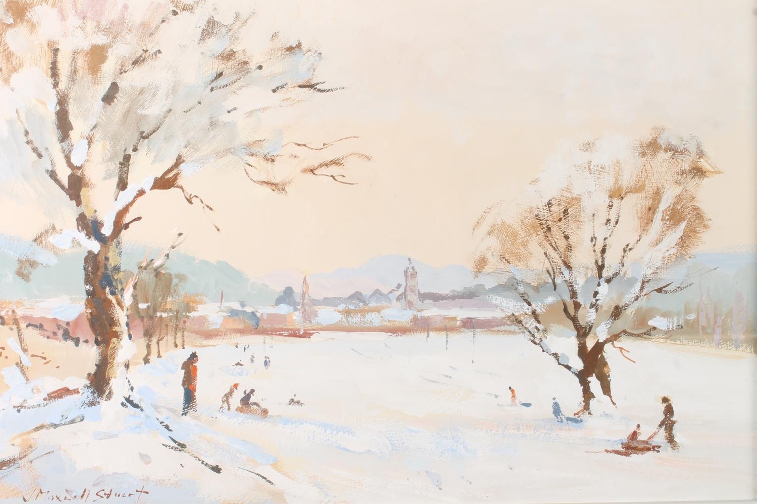 Joseph Maxwell Stuart | winter scene | MutualArt