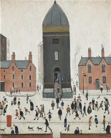 Laurence Stephen Lowry | Sunday Afternoon (1957) | MutualArt