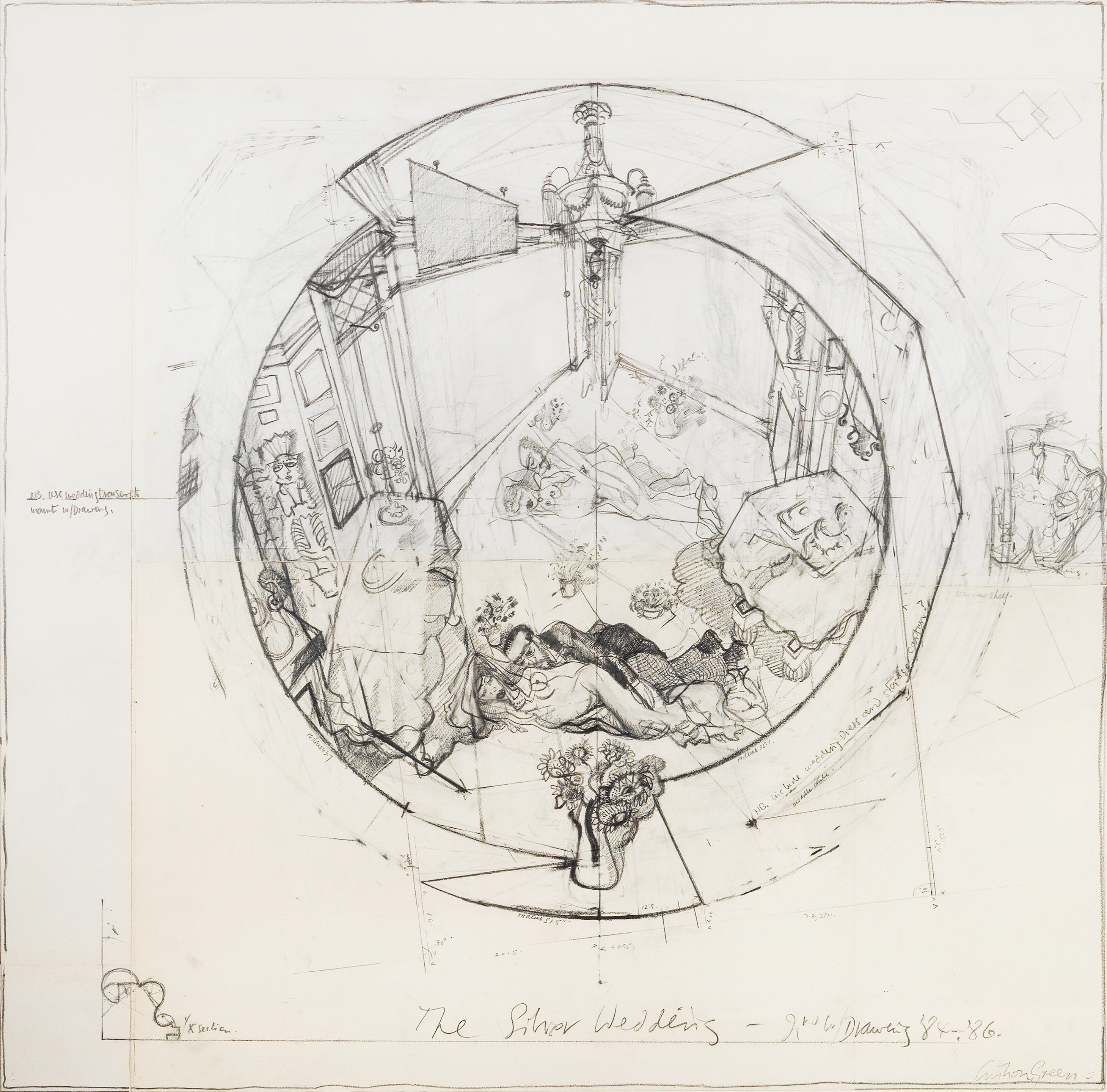 Anthony Green | Final Working Drawing for Embassy Lodge (1990) | MutualArt