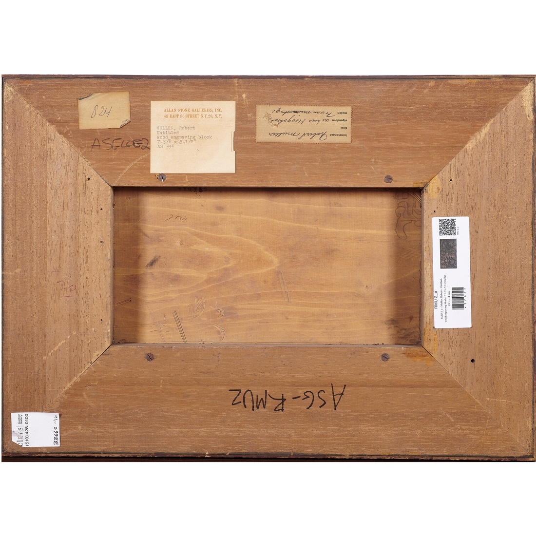 Robert Müller | Wood Engraving Block, Robert Muller (1920) | MutualArt