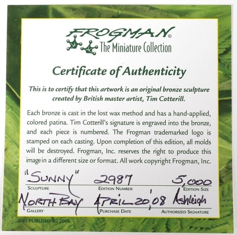 Tim Cotterill | titled Sunny. Made by artist Tim Cotterill | MutualArt