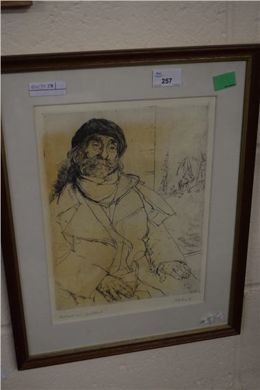 Hubert Andrew Freeth | Portrait of a seated man with children ...