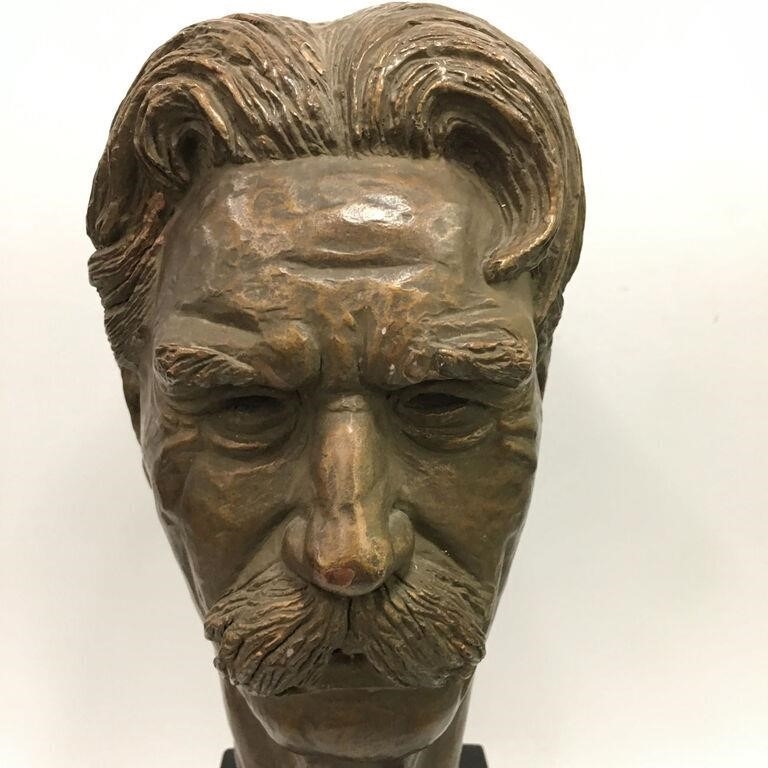 Leo Cherne | Leo Cherne Alva Sculpture Of Albert Schweitzer (1955 ...