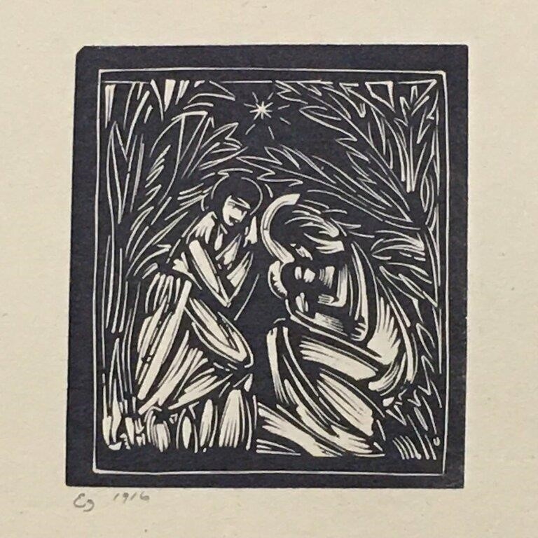 Eric Gill | Eric Gill Wood Engraving (1916) | MutualArt
