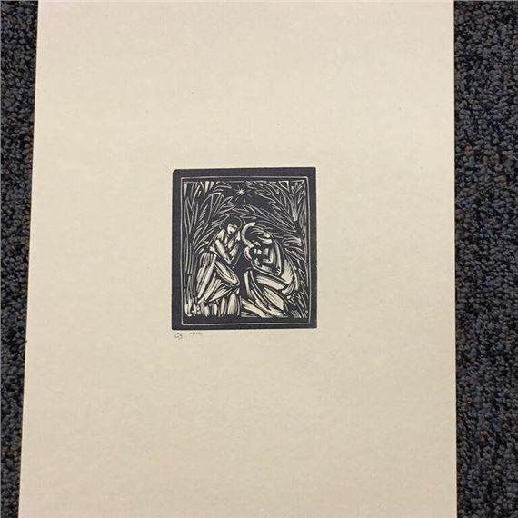 Eric Gill | Eric Gill Wood Engraving (1916) | MutualArt