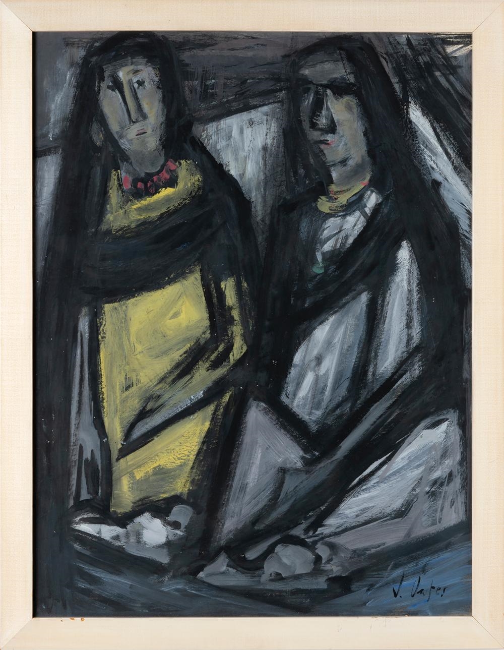 Jaime Oates Coris | JAIME OATES - Untitled - Two Women | MutualArt
