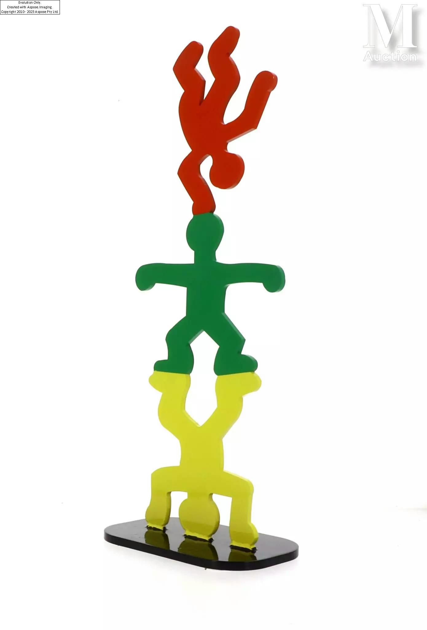 Keith Haring | Totem d’acrobates (1987) | MutualArt