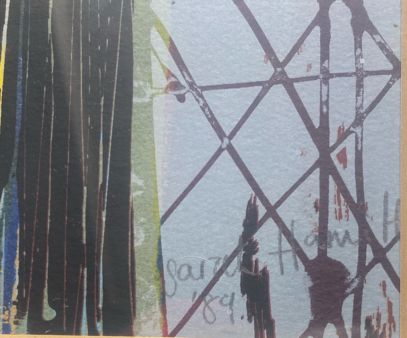 Sarah Hamilton | A pencil signed lithograph by 'Sarah Hamilton '89 ...
