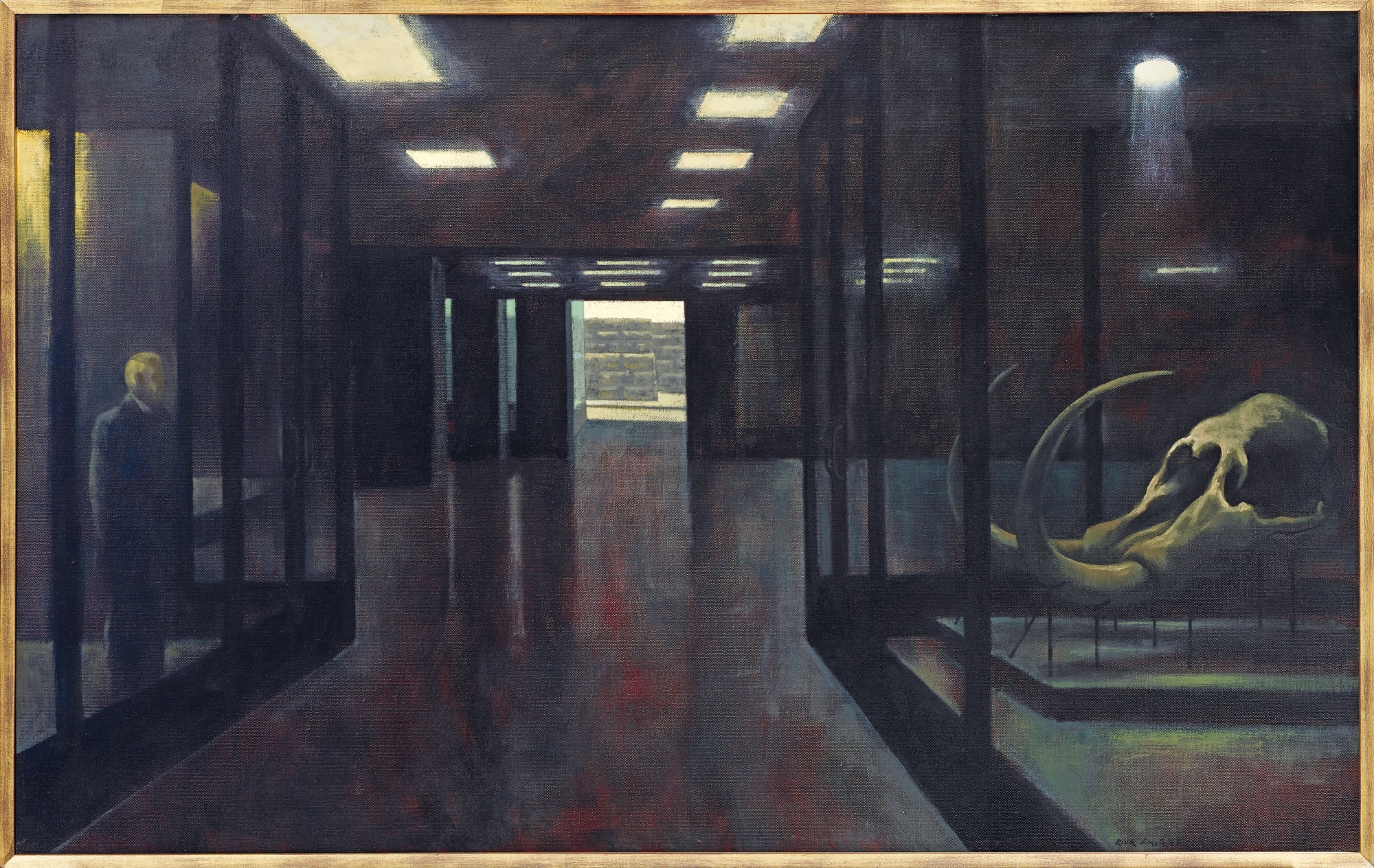 Rick Amor | Study for Afternoon in an Arcade 1993 (1993) | MutualArt