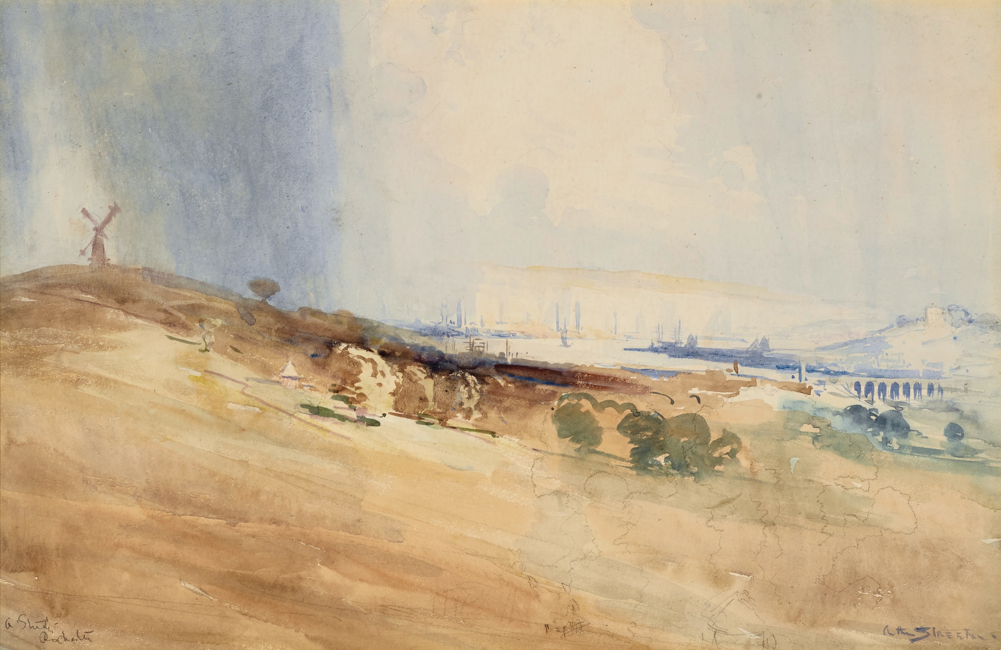 Arthur Streeton | Blue Depths (1914) | MutualArt